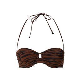 watercult Bikinitop Damen Gr&ouml;&szlig;e 80 braun / schwarz