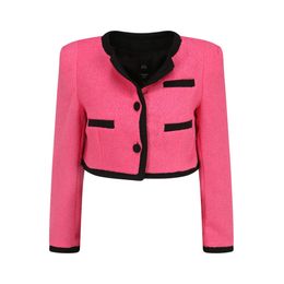 River Island Petite Jacke 'TROPHY' Damen Gr&ouml;&szlig;e L pink / schwarz