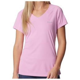 Columbia - Women's Zero Rules Short Sleeve Shirt - Funktionsshirt Gr XS rosa