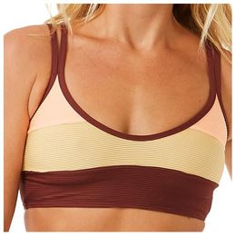 Rip Curl - Women's Block Party Spliced Crop - Bikini-Top Gr XS bunt