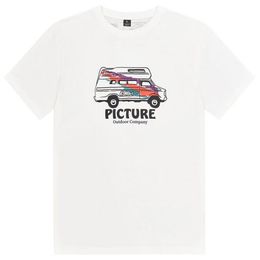 PICTURE - Custom Van Tee - T-Shirt Gr M weiß