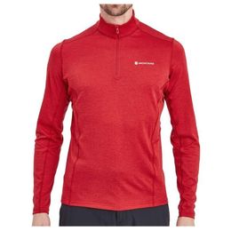 Montane - Dart Zip Neck - Funktionsshirt Gr S rot