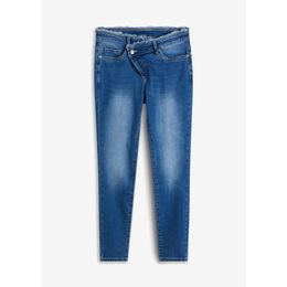 bonprix Skinny-Jeans mit asymmetrischem Bund