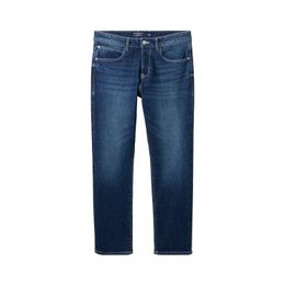 Tom Tailor Herren Josh Regular Slim Jeans mit TENCEL™ Lyocell, blau, Uni, Gr. 32/36