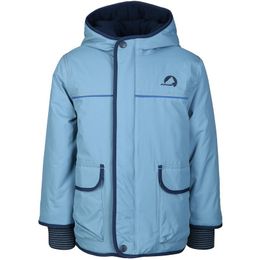 Finkid - Winterparka TALVI SPORT mit Schneefang in dove/navy, Gr.104/110