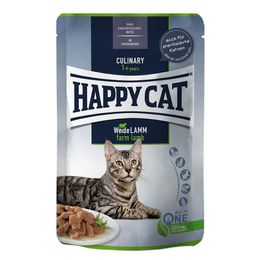 Happy Cat Culinary Meat in Sauce Weide Lamm Pouch 24x85g