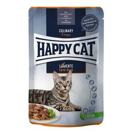 Happy Cat Culinary Meat in Sauce Land Ente Pouch 24x85g