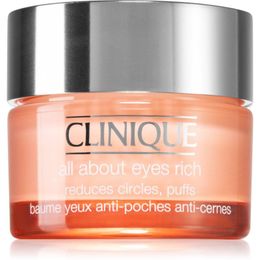 Clinique All About Eyes™ Rich feuchtigkeitsspendende Augencreme gegen Schwellungen und Augenringe 30 ml