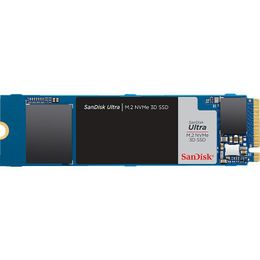 Sandisk Ultra 3D SSD Festplatte, 500 GB M.2 via PCIe, intern