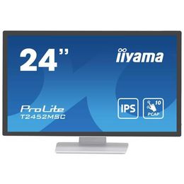 iiyama 24 WHITE Bonded PCAP Touchscreen-Monitor EEK: E (A - G) 60.5 cm (23.8 Zoll) 1920 x 1080 Pixel 16:9 14 ms HDMI®, DisplayPort, USB 3.1 Gen 1 IPS LED