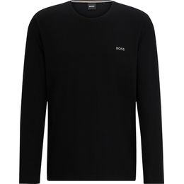 BOSS Loungewear-Oberteil, Logo-Stickerei, für Herren, schwarz, XL