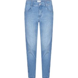 Angels Jeanshose "Cici Crop Slit", 7/8 -Länge, Seitenschlitze, für Damen, blau, 36