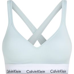 Calvin Klein Modern Cotton Bralette, Racerback, uni, für Damen, türkis, M