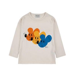 Bobo Choses - Langarmshirt MULTICOLOR MOUSE in weiß, Gr.116/122