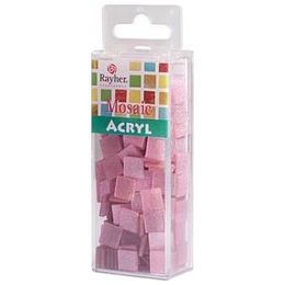 Rayher Mosaiksteine glitter rosé Acryl glitter