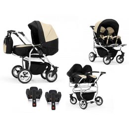 Elcar Zwillings-Kombikinderwagen Duo 5 in 1 inkl. Sportsitze