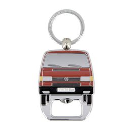 VW Collection by BRISA Schlüsselanhänger Volkswagen Schlüsselring mit Flaschenöffner im T4 Bulli Bus Design