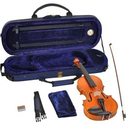 Steinbach Violine 1/8 Geige im SET Ebenholzgarnitur wunderschön geflammt