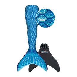 Fin Fun Monoflosse Meerjungfrauenflosse Mermaidens Blau für Kinder