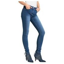 Stretch-Jeans HEINE Gr. 21, Kurzgrößen, blau (blue stone) Damen Jeans Stretch