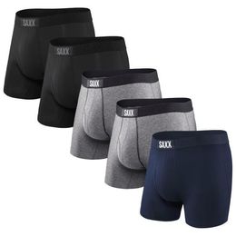 SAXX - Ultra Super Soft Boxer Brief - Kunstfaserunterwäsche Gr M schwarz