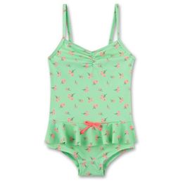 Sanetta - Beach Kids Girls Swimsuit Hip Ruffle - Badeanzug Gr 92 grün
