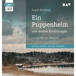 Ein Puppenheim und andere Erzählungen,1 Audio-CD, 1 MP3 - August Strindberg (Hörbuch)