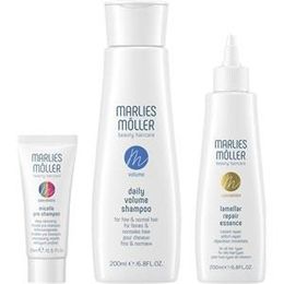 Marlies Möller Marlies Möller Beauty Haircare Specialists Geschenkset Lamellar Repair Essence 200 ml + Micelle Pre-Shampoo 15 ml + Daily Volume Shampoo 200 ml