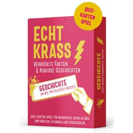 Echt krass verrückte Fakten & kuriose Geschichten - Geschichte (Quiz-Karten-Spiel)