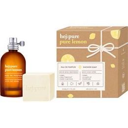 Hej:Pure Damendüfte Pure Lemon Geschenkset Eau de Parfum Spray 50 ml + Shower Soap 60 g