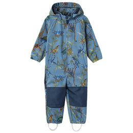name it - Softshell-Overall NMMALFA08 DINOS AOP in coronet blue, Gr.80
