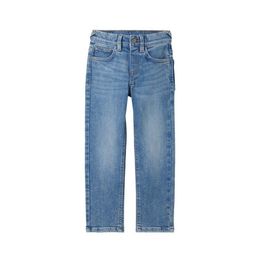 Tom Tailor Weite Jeans mit Stone-Optik, blau