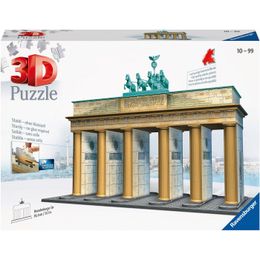 Ravensburger 3D-Puzzle Brandenburger Tor, 324 Puzzleteile, Made in Europe, FSC® - schützt Wald - weltweit, bunt