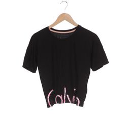 Calvin Klein Jeans Damen T-Shirt, schwarz, Gr. 36