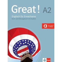Great! A2 - Lehr- und Arbeitsbuch, m. 2 Audio-CDs, Kartoniert (TB)