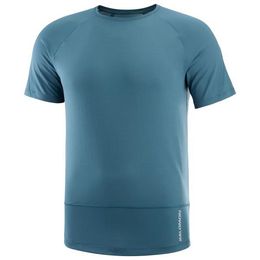 Salomon - Cross Run S/S Tee - Laufshirt Gr M blau