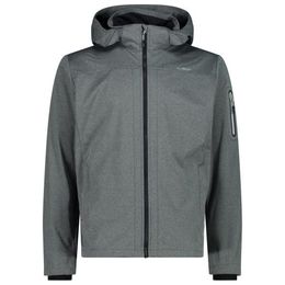 CMP - Jacket Zip Hood Light Melange - Softshelljacke Gr 46 grau