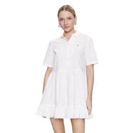 Tommy Jeans Poplin Tiered W - Kleid - Damen