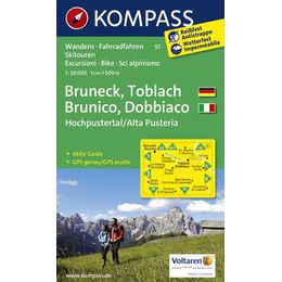Kompass Karte Nr. 57 Bruneck - Toblach