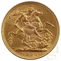 1 Pfund Goldmünze Sovereign verschiedene