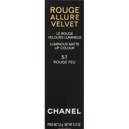 Chanel Rouge Allure Velvet Luminous Matte Lip Colour - 57 Rouge Feu