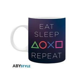 ABYSTYLE - PLAYSTATION Eat Sleep Repeat - Becher