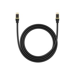 Network cable cat.8 Baseus Ethernet RJ45 40Gbps 1.5m (black)