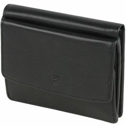 Esquire Logo Geldbörse III Leder 10 cm schwarz