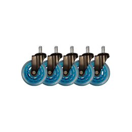 LC POWER - caster - transparent light blue (pack of 5)