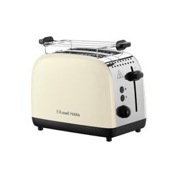 Russell Hobbs Toaster Colours Plus 2S Toaster Cream - 26551-56