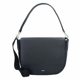 BOSS Alyce Umhängetasche Leder 23 cm black