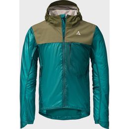 Schöffel SCHÖFFEL Outdoorjacke »Hybrid Jkt Flow Trail M« mit Kapuze 6895 - grün 50 Extrem leicht dank Pertex Quantum