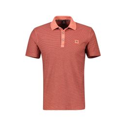 Lerros Poloshirt »Gestreiftes Poloshirt für Herren« DEEP CORAL RED S S Klassischer Polo-Kragen