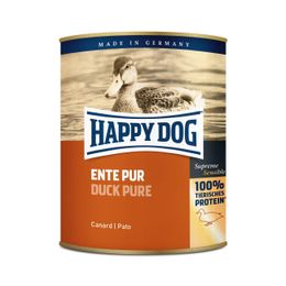 Happy Dog Nassfutter Ente Pur, 6x800g